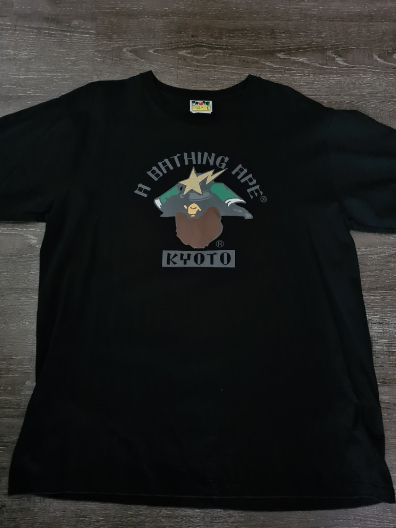 [RARE] BAPE KYOTO SAMURAI TEE, Men's Fashion, Tops & Sets, Tshirts ...