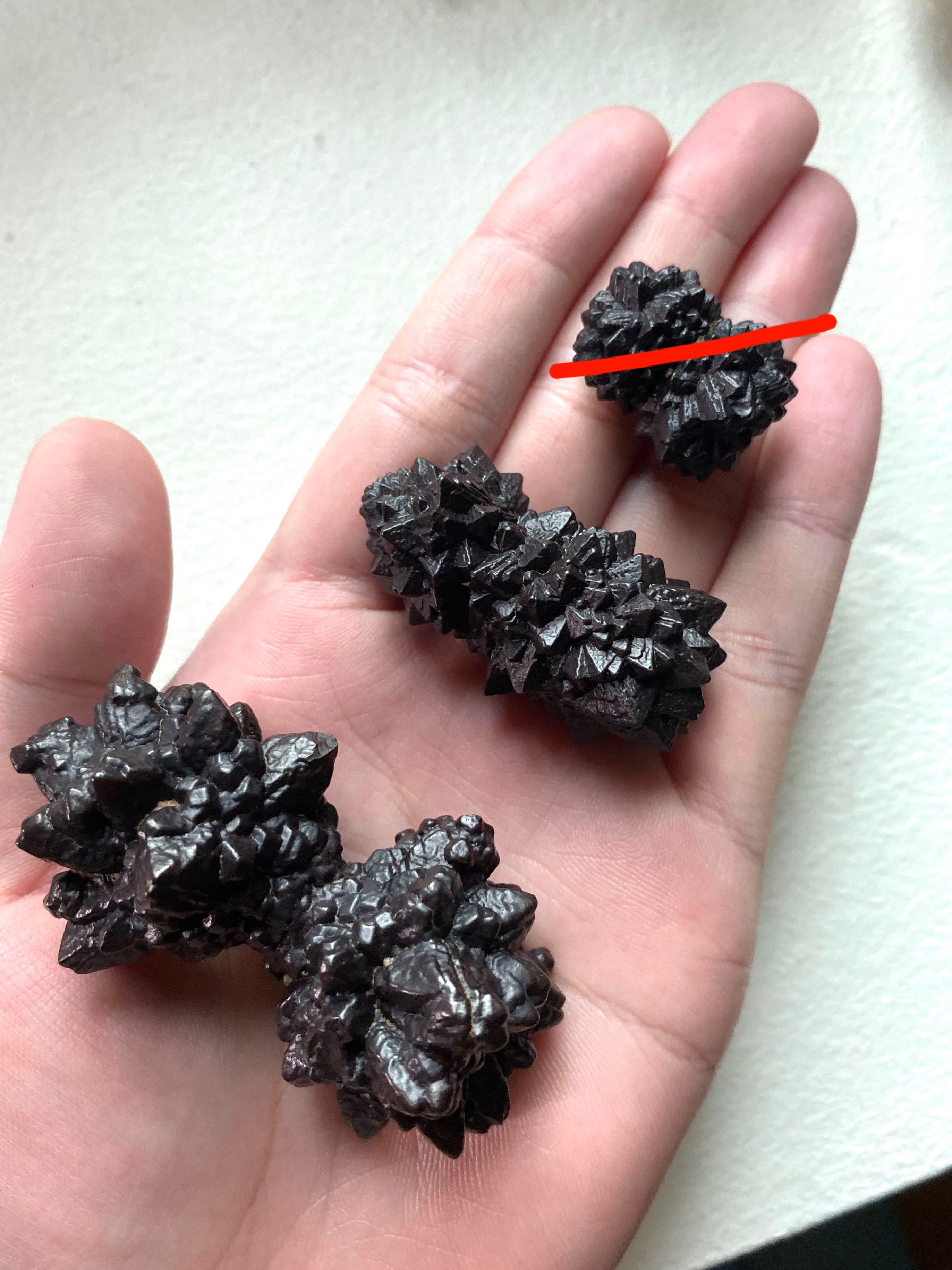 Rare Prophecy Stones (Hematite/limonite pseudomorph after pyrite ...