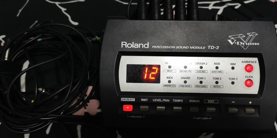 ROLAND TD3 Sound Module, Hobbies & Toys, Music & Media, Musical ...