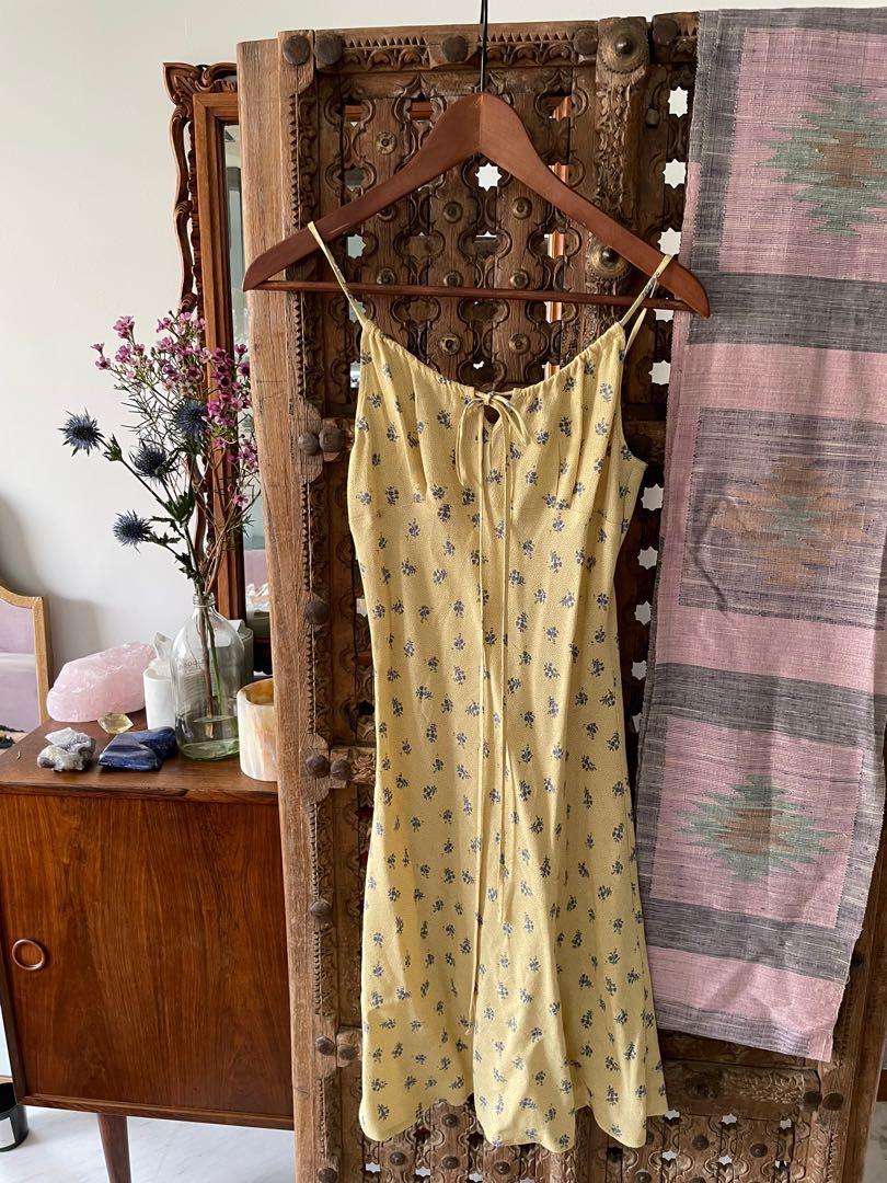 Rouje SS20 yellow summer dress, Women's Fashion, Tops, Sleeveless on ...