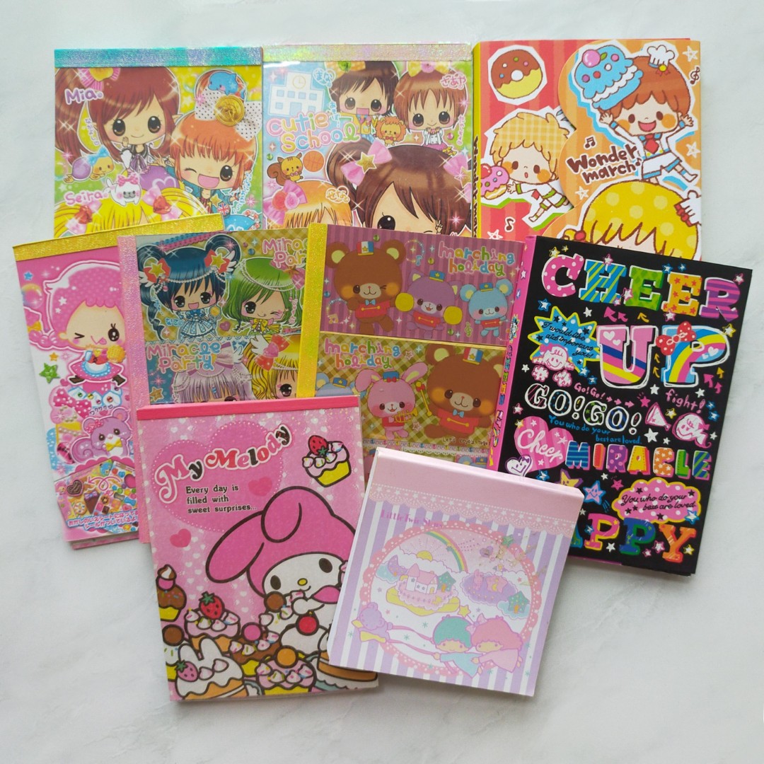 Original Sanrio My Melody Little Twins Stars Cute Kawaii Tearable Paper ...