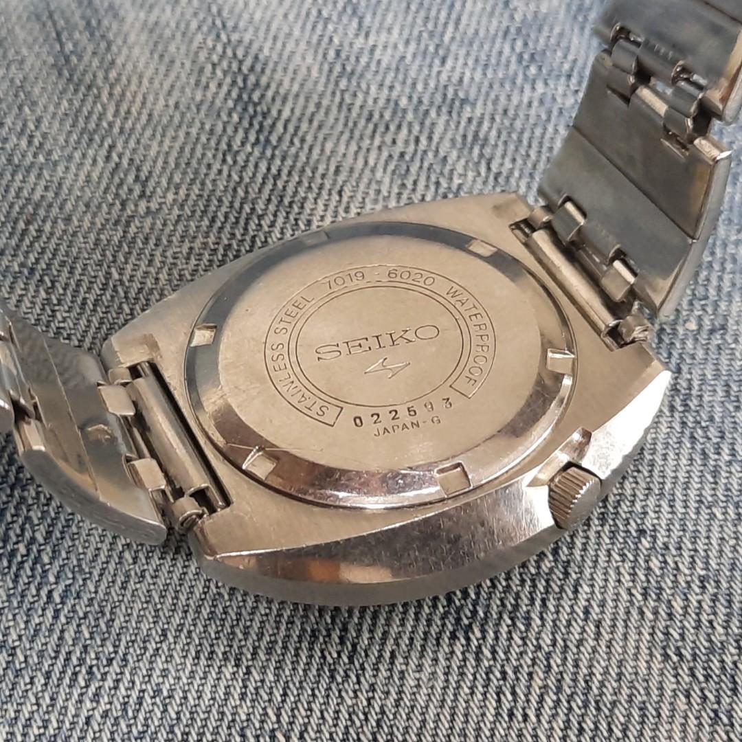 Seiko 5 Sports 7019-6020 21 Jewels Automatic Men's Watch, Men's Fashion ...