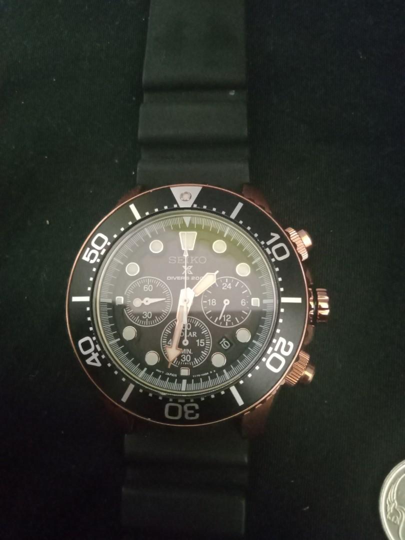 Seiko automatic solar watch, Men's Fashion, Watches & Accessories ...
