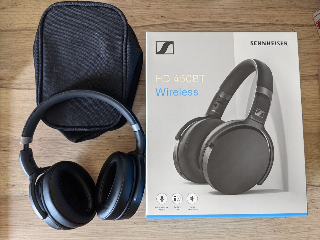 Sennheiser HD 450BT wireless headphones, Audio, Headphones & Headsets on Carousell
