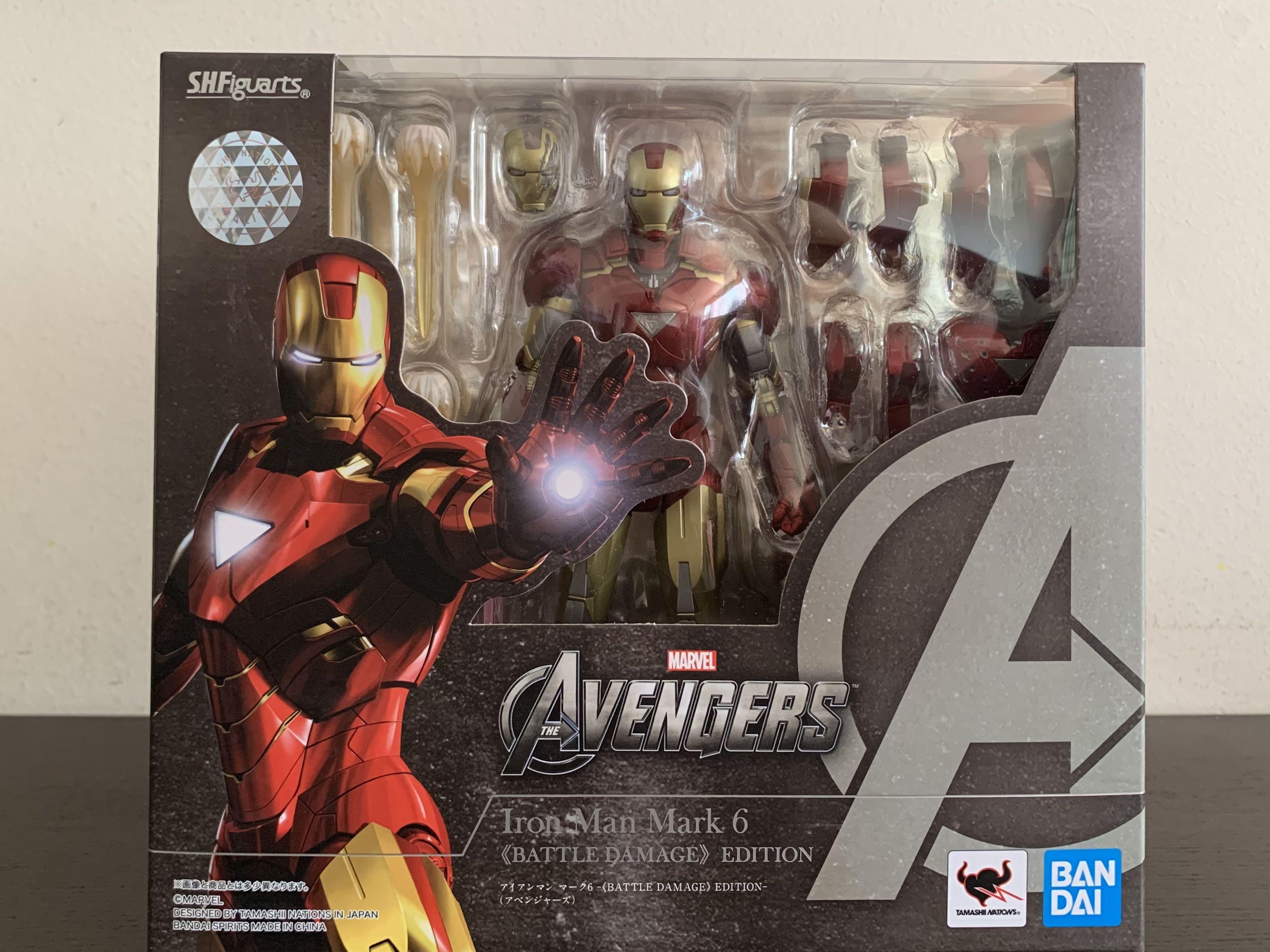 SHF Iron Man Mark 6 Battle Damage, Hobbies & Toys, Toys & Games on ...
