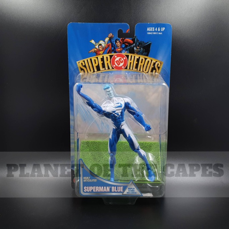 Super DC Heroes Superman Blue 1999, Hobbies & Toys, Toys & Games on ...