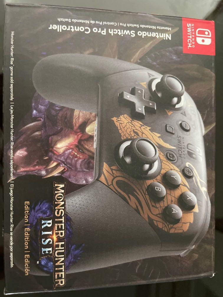 Switch pro controller- Monster Hunter Rise, Video Gaming, Gaming ...