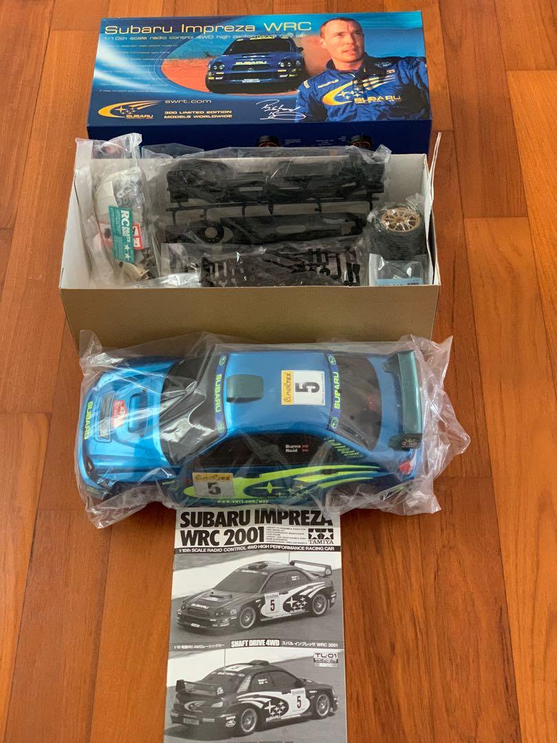 TAMIYA 1/10 RC SUBARU IMPREZA WRC 2001 TL-01 Chassis Richard Burns ...