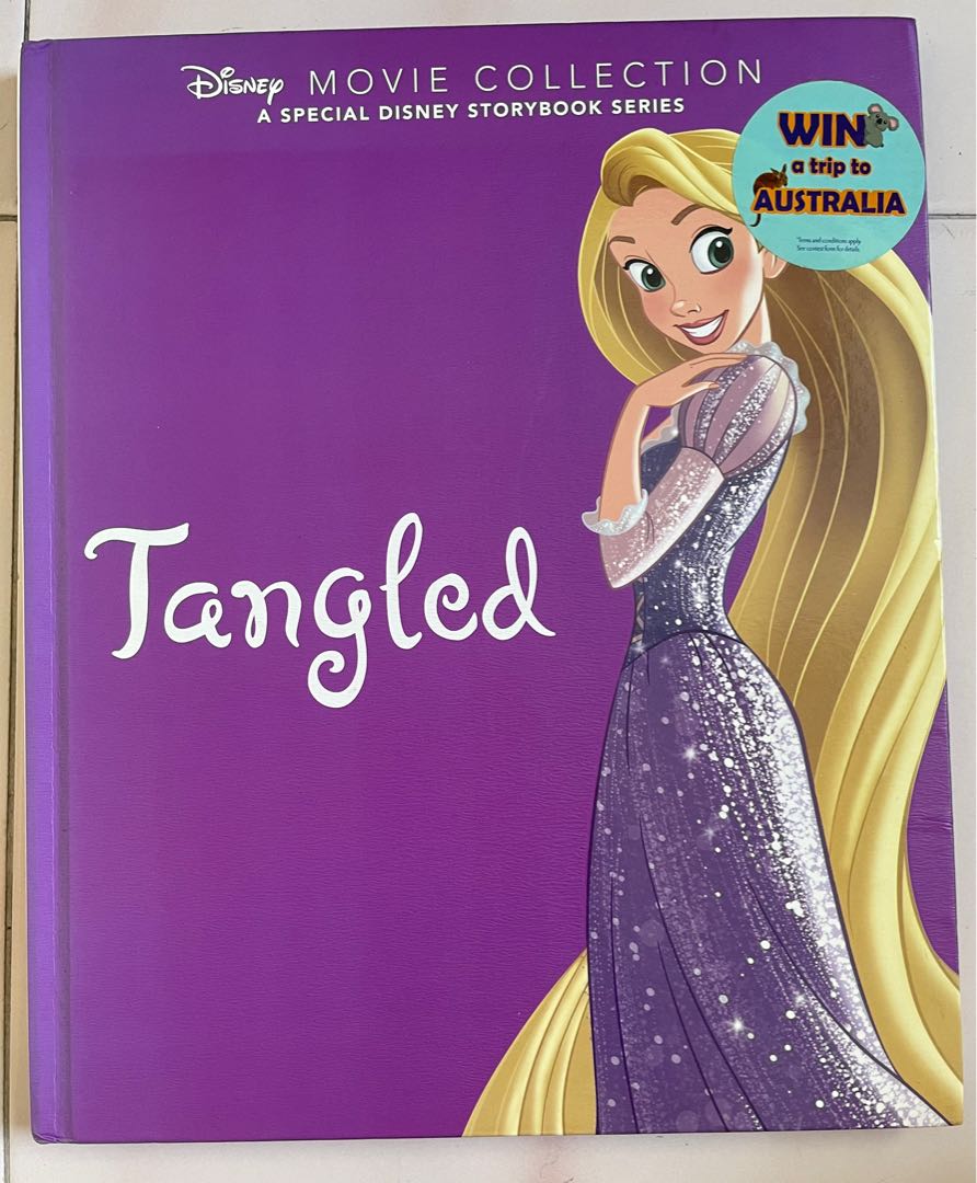 Tangled - Disney Movie Book, Hobbies & Toys, Books & Magazines, Fiction ...