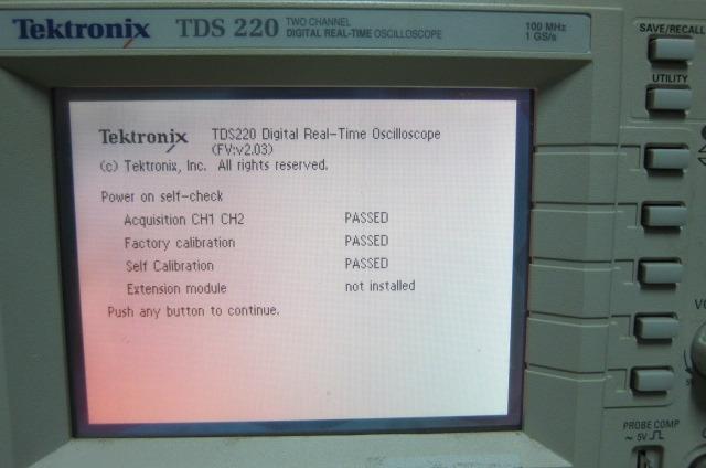 Tektronix TDS1012B or Tektronix TDS224 or Tektronix TDS220 100MHz 1GS/s ...