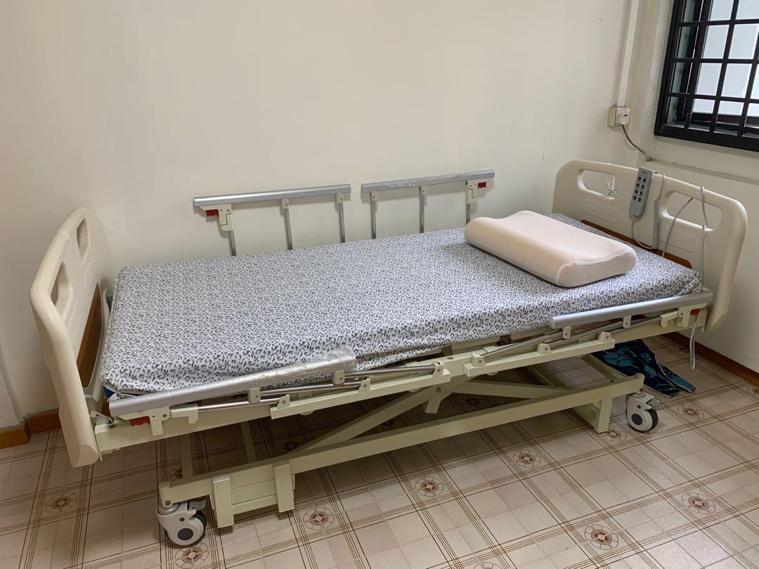 T-Motion Hospital Bed (Motorised), Health & Nutrition, Assistive ...