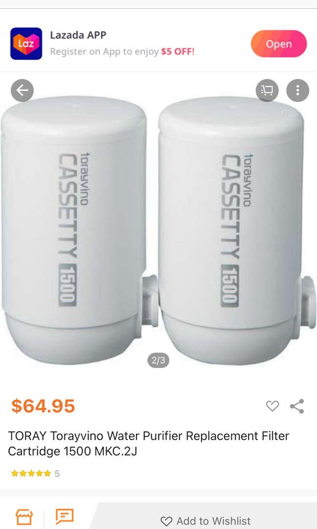 Toray water filter Catridge, TV & Home Appliances, Kitchen Appliances ...