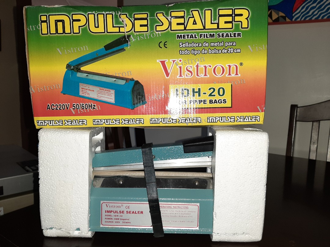 Vistron Impulse Sealer (Almost New), TV & Home Appliances, Irons ...