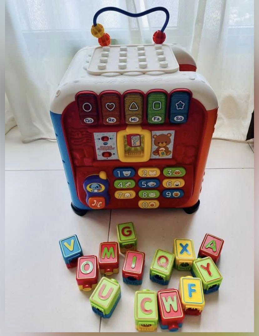 VTech Alphabet Activity Cube, Babies & Kids, Infant Playtime on Carousell