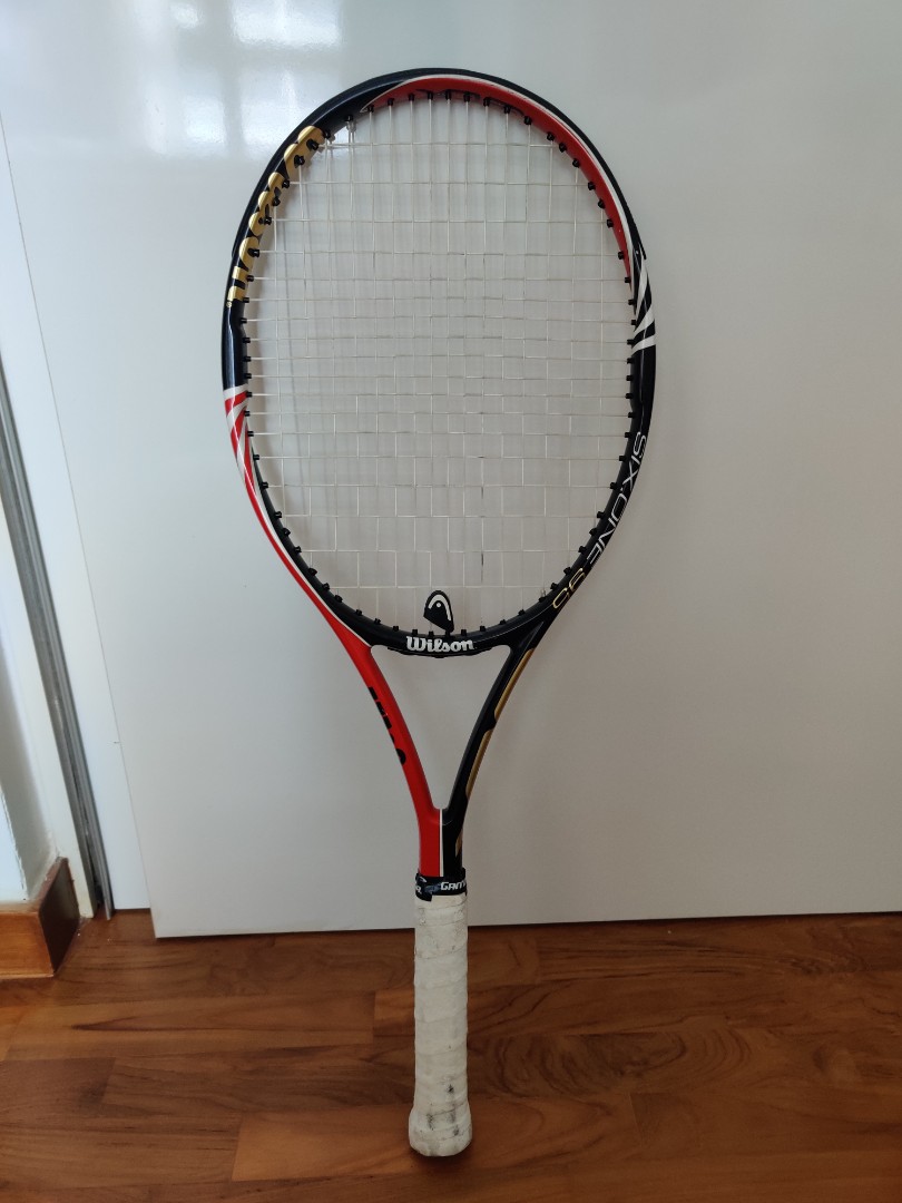 Wilson Six One 95 BLX tennis racquet roger federer, Sports Equipment ...
