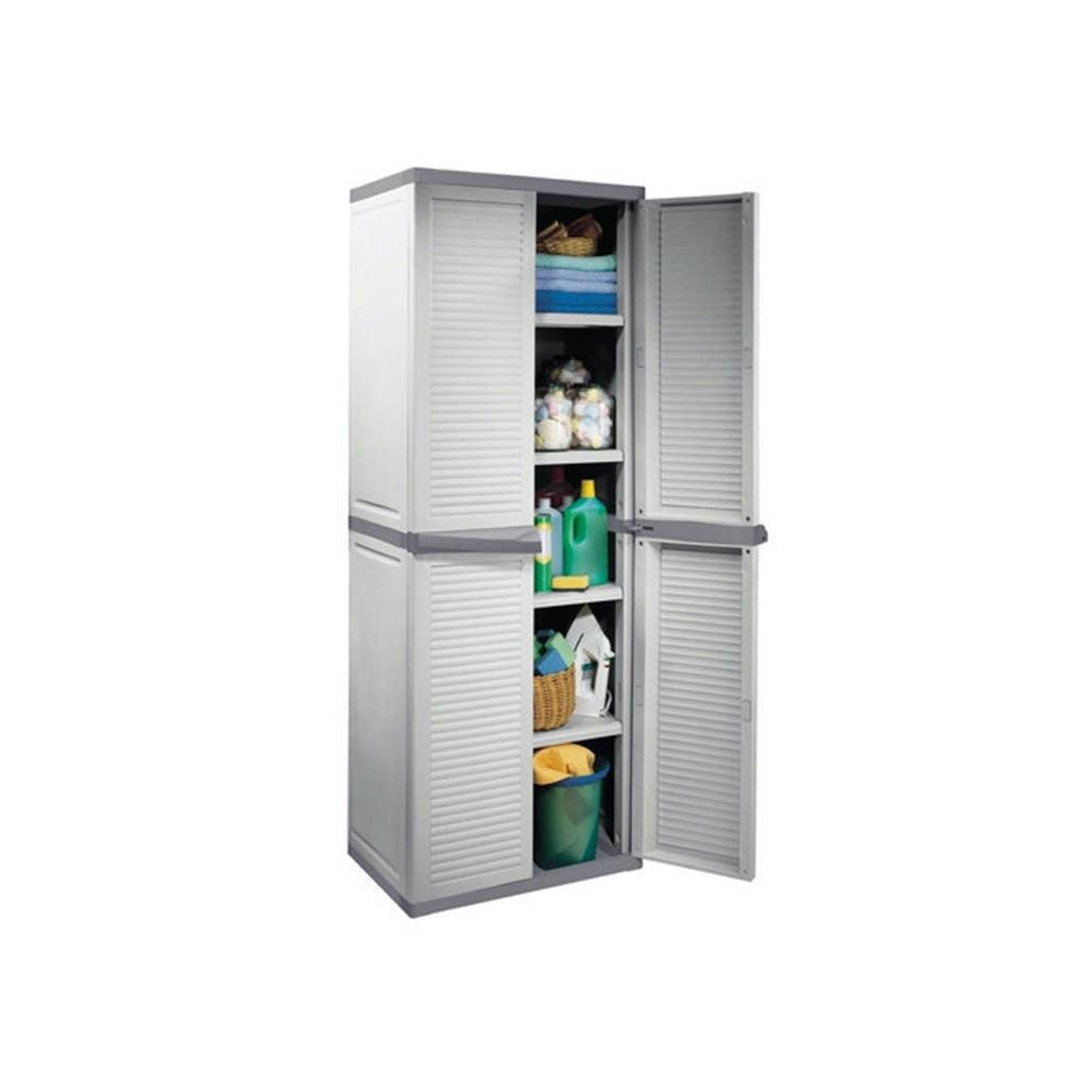 $30 OFF Semi Outdoor Storage Cabinet Grey Balcony Patio Terrace Utility ...