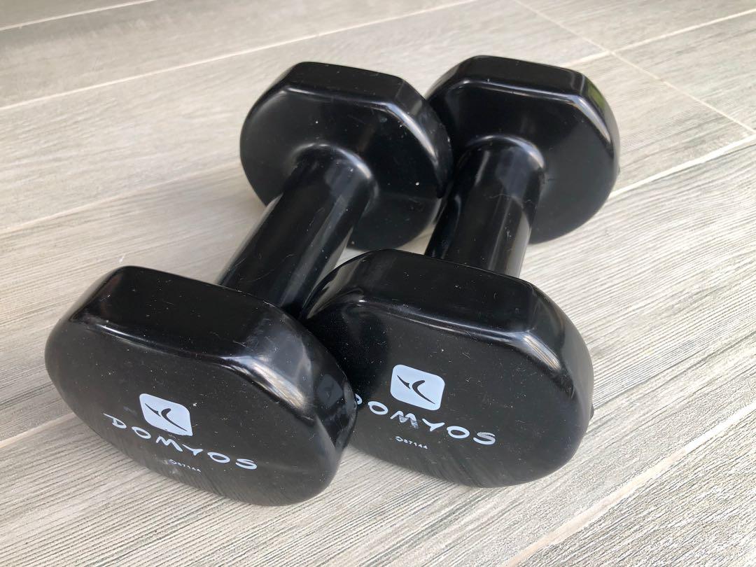 5 Kgs Dumbell (Domyos), Sports Equipment, Exercise & Fitness, Weights ...