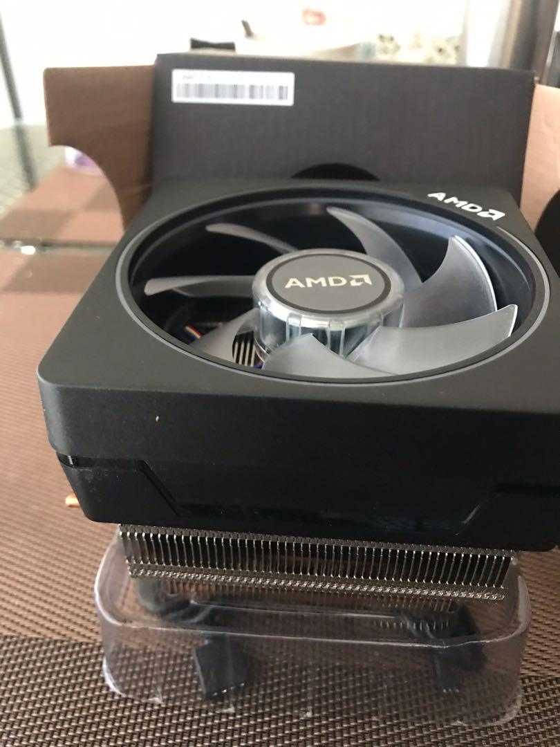 NEW!!! AMD Wraith Prism LED RGB Cooler Fan + Heat sink from Ryzen 9 ...