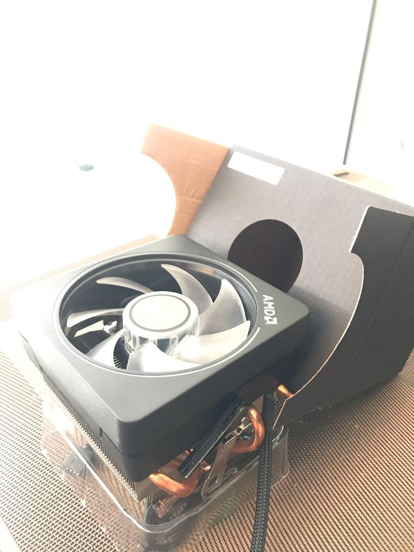 NEW!!! AMD Wraith Prism LED RGB Cooler Fan + Heat sink from Ryzen 9 ...