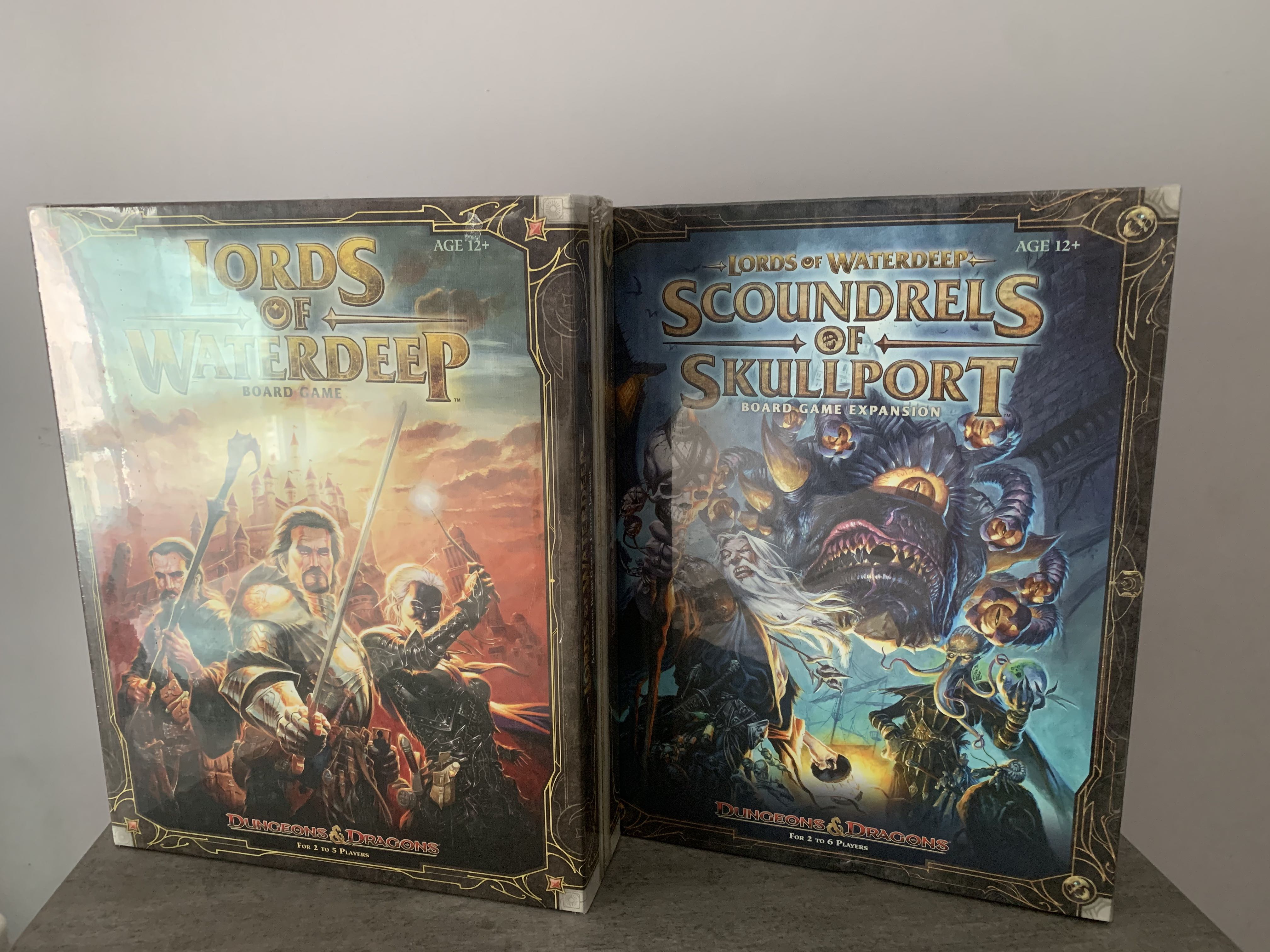(authentic) Lords of Waterdeep + Scoundrels of Skullport expansion ...