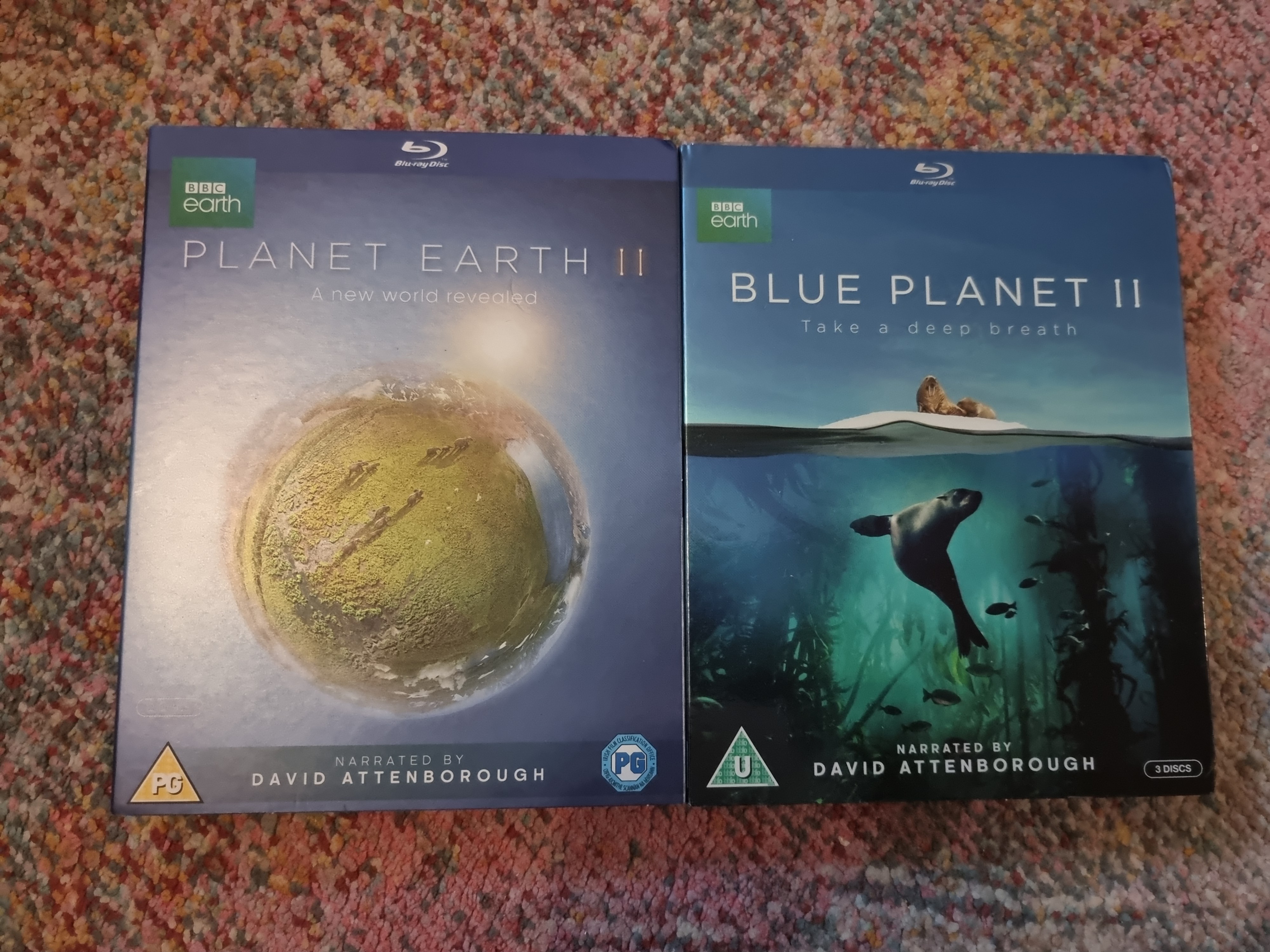 BBC Earth Planet Earth II and Blue Planet II Blu Ray, Hobbies & Toys ...