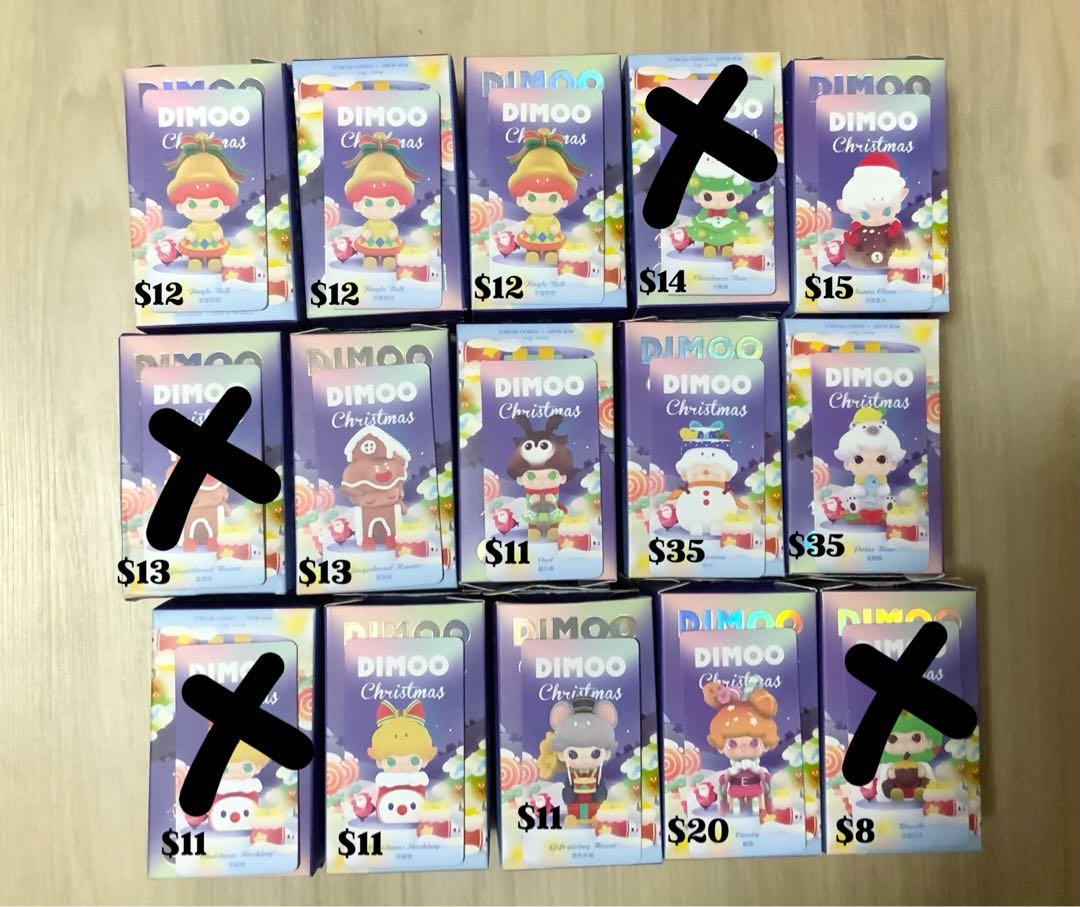 Part 1 Blind boxes Popmart gudetama Zimono labubu Dimoo vivicat molly ...
