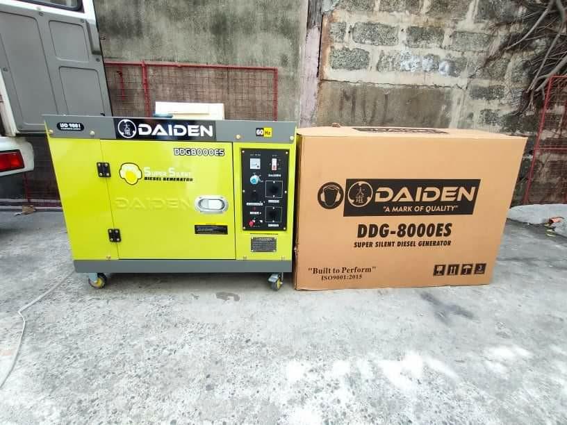 BRAND NEW DAIDEN DIESEL GENERATOR DDG-8000ES SUPER SILENT, Commercial ...