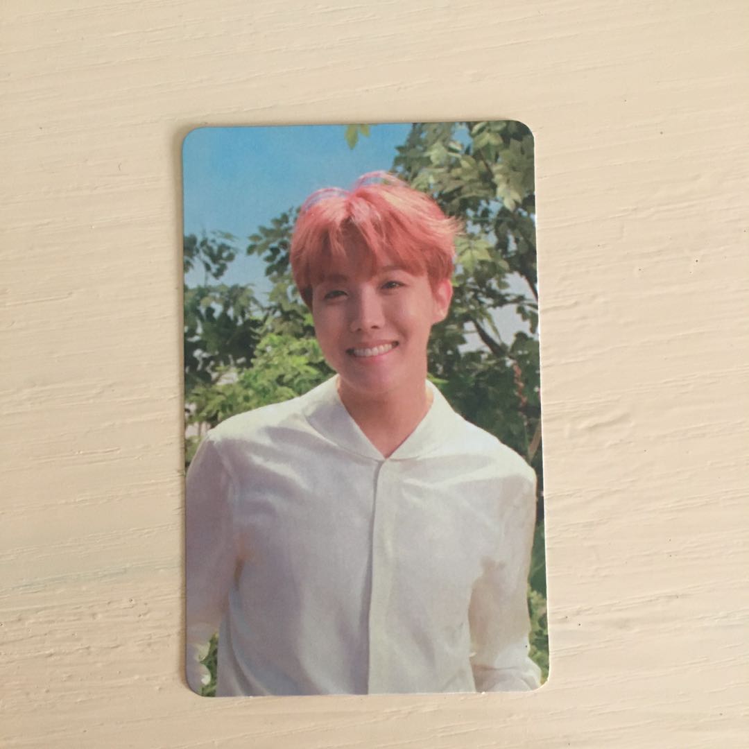 BTS J-HOPE Photocard Love Yourself Her (Version O), Hobbies & Toys ...