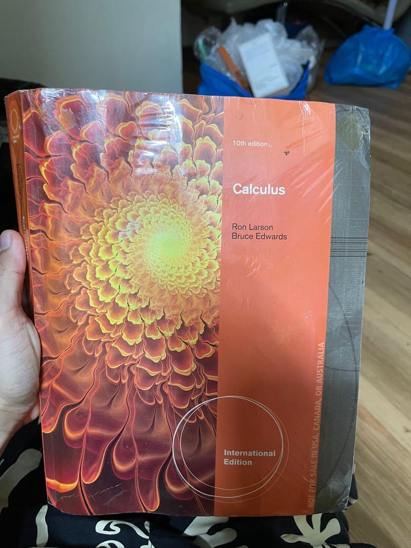 Calculus 10th edition by Ron Larson & Bruce Edwards, Hobbies & Toys ...