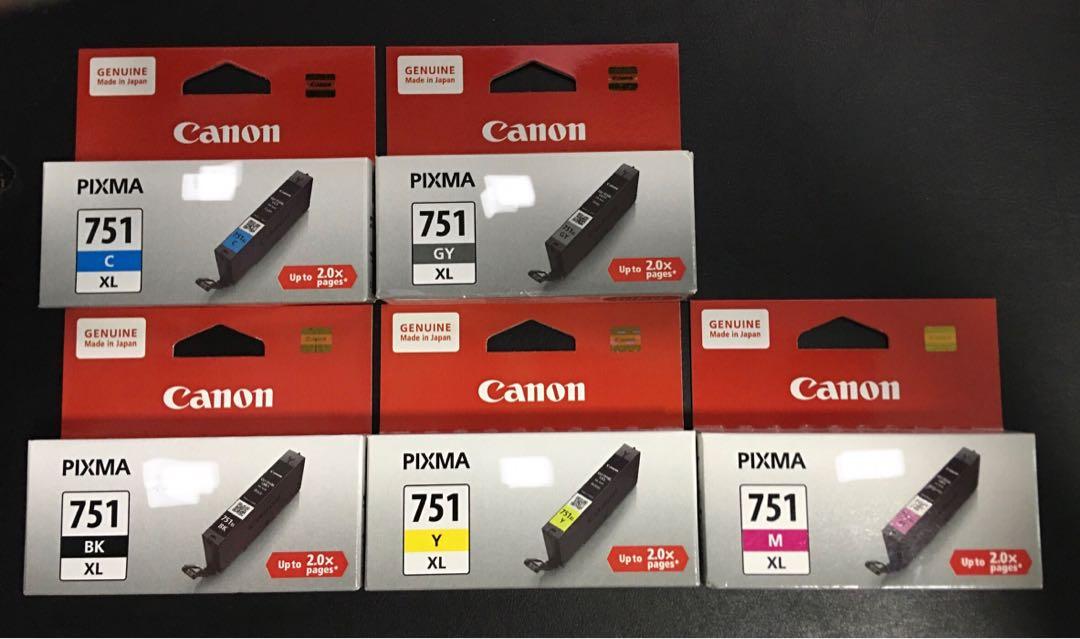 Canon Pixma Ink 751 (XL), Computers & Tech, Printers, Scanners ...