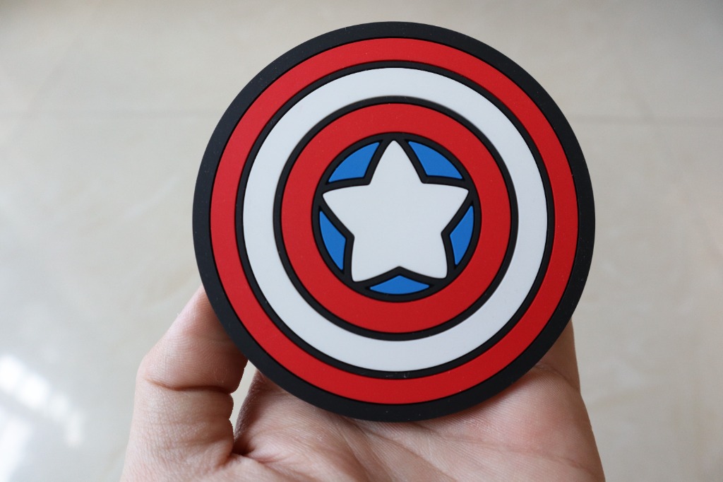 Captain America Coaster - Miniso Marvel Limited Edition!, Furniture ...
