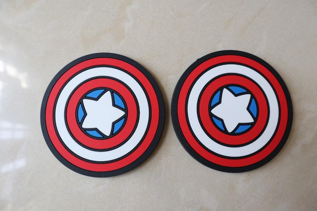 Captain America Coaster - Miniso Marvel Limited Edition!, Furniture ...