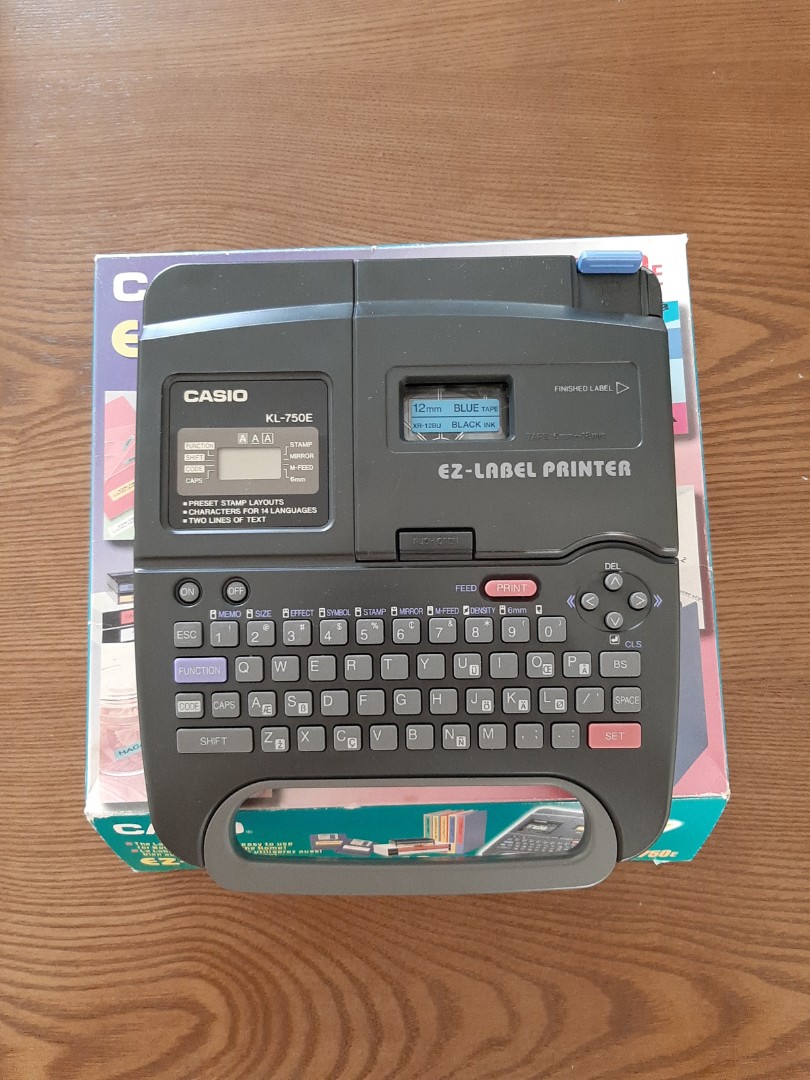 Casio EZ- Label Printer KL-750E, Computers & Tech, Printers, Scanners ...