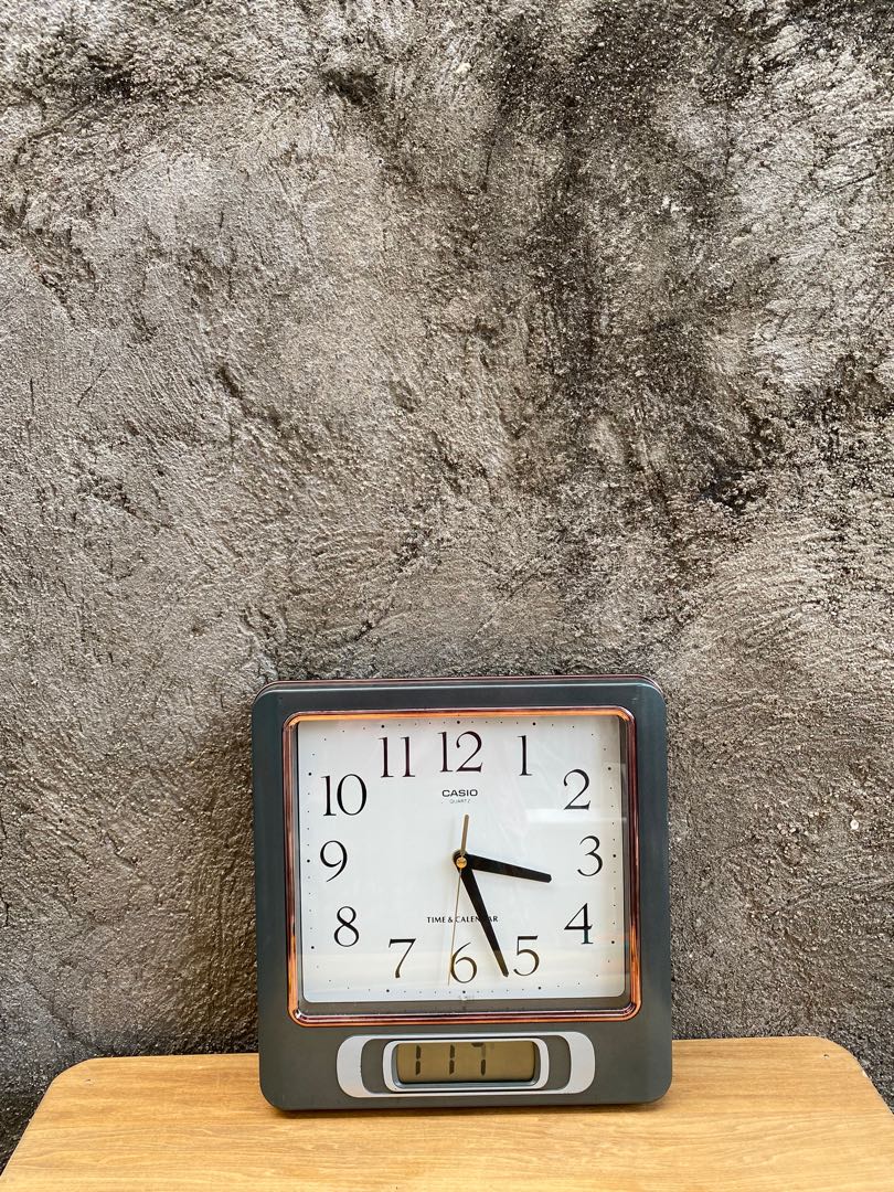 casio vintage clock, Furniture & Home Living, Home Decor, Wall Decor on ...