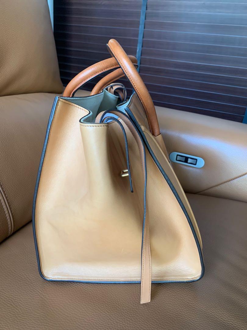 Celine Tan Luggage Bag in Smooth Calfskin, Luxury, Bags & Wallets on ...
