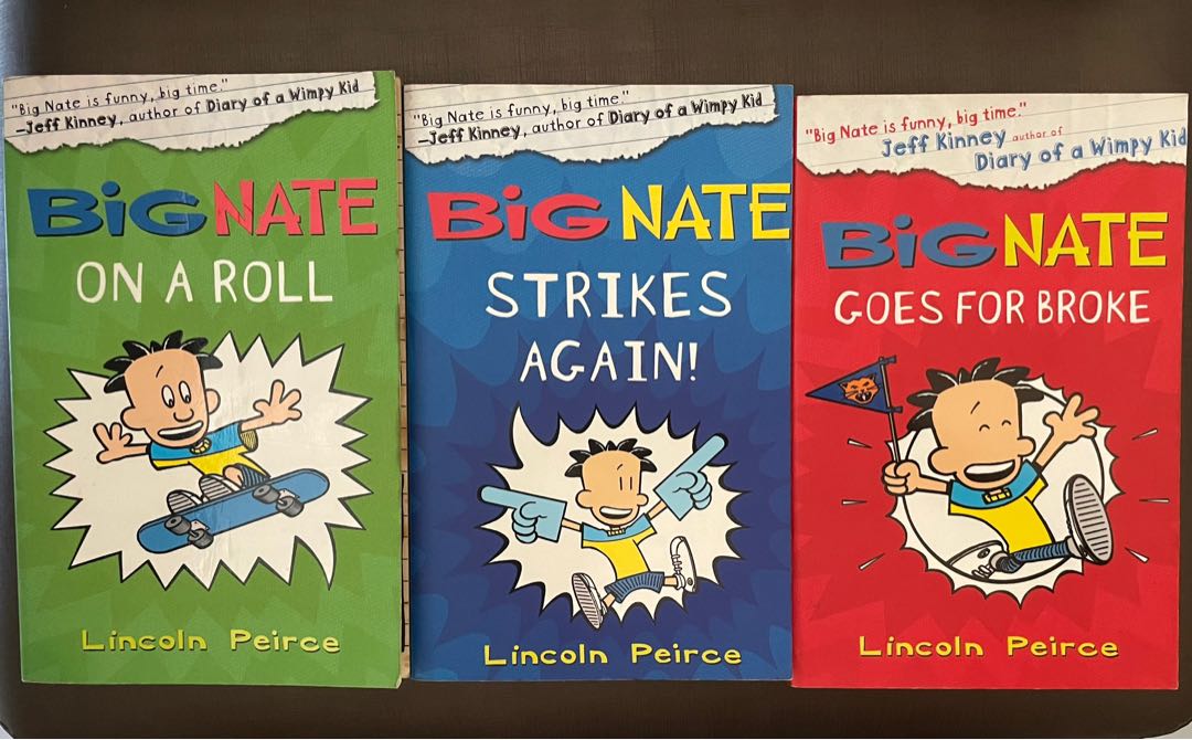 Children’s Books Set - 7 Big Nate BOOKS by Lincoln Peirce, Hobbies ...