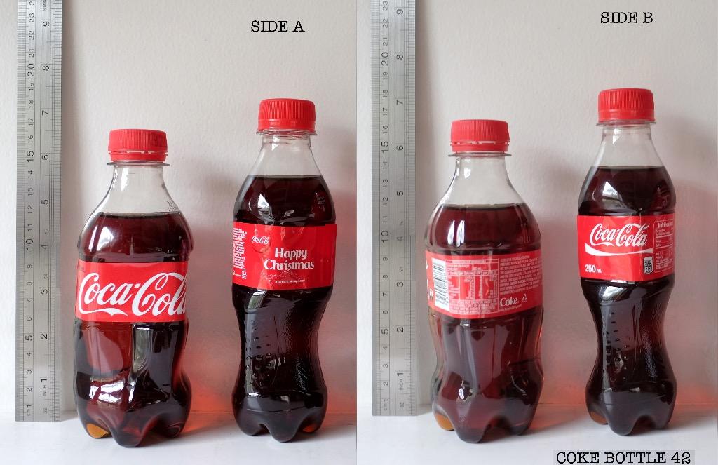 Coca Cola Coke Small Pet Plastic Bottle US Philippines Set Hobbies