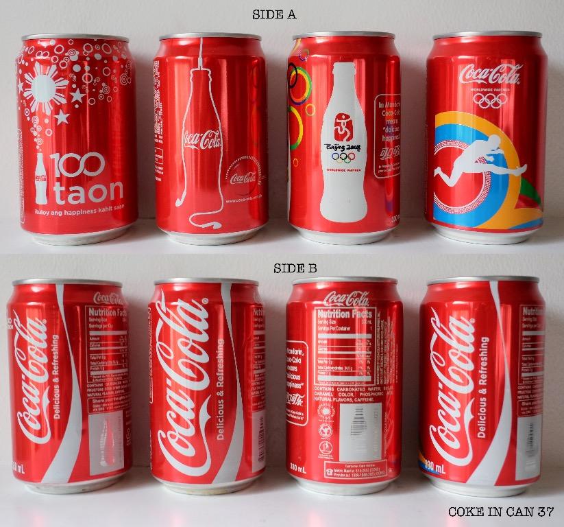 Coca Cola Coke Tin Can Philippines set 2, Hobbies & Toys, Memorabilia ...