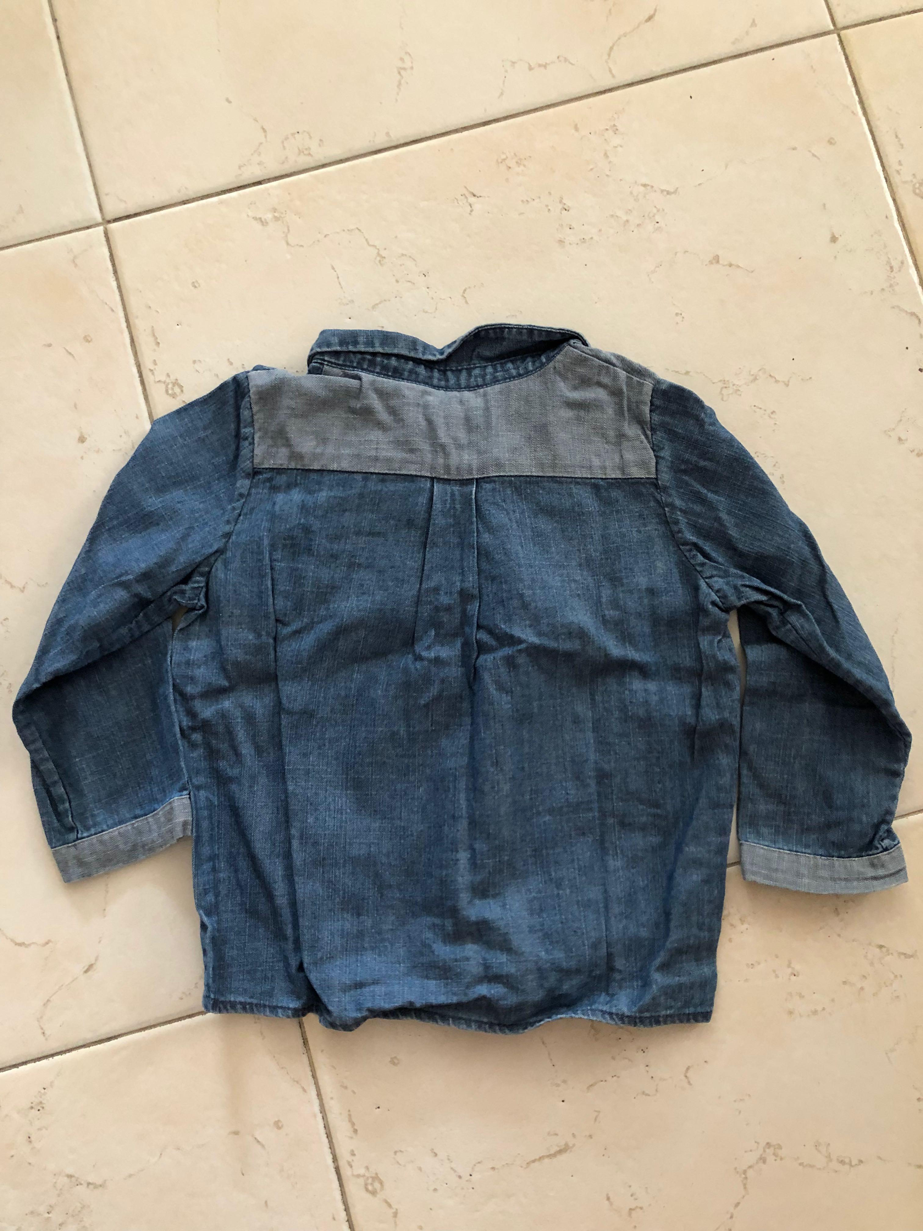 COS Baby denim shirt, Babies & Kids, Babies & Kids Fashion on Carousell