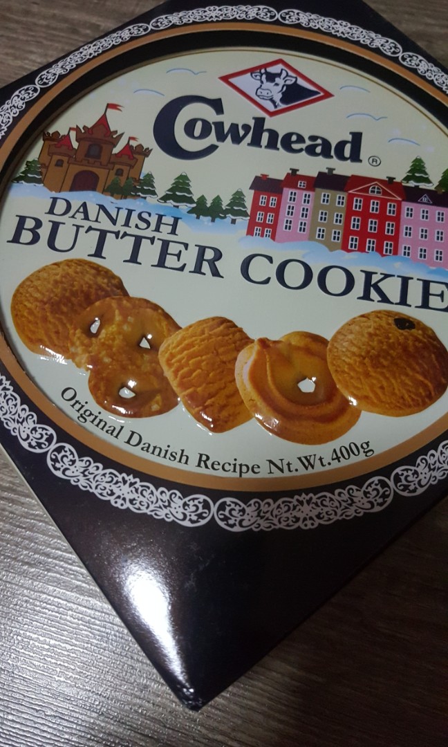 Cowhead Danish Butter cookies 400g, Food & Drinks, Packaged & Instant ...