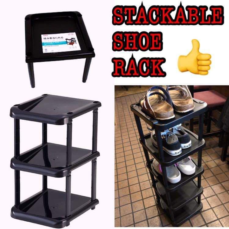 Daiso shoe rack, Furniture & Home Living, Furniture, Shelves, Cabinets ...