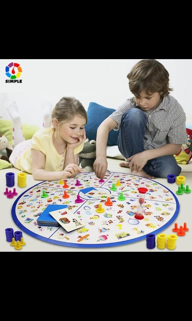 Detective looking chart. Kids board game, Hobbies & Toys, Toys & Games ...
