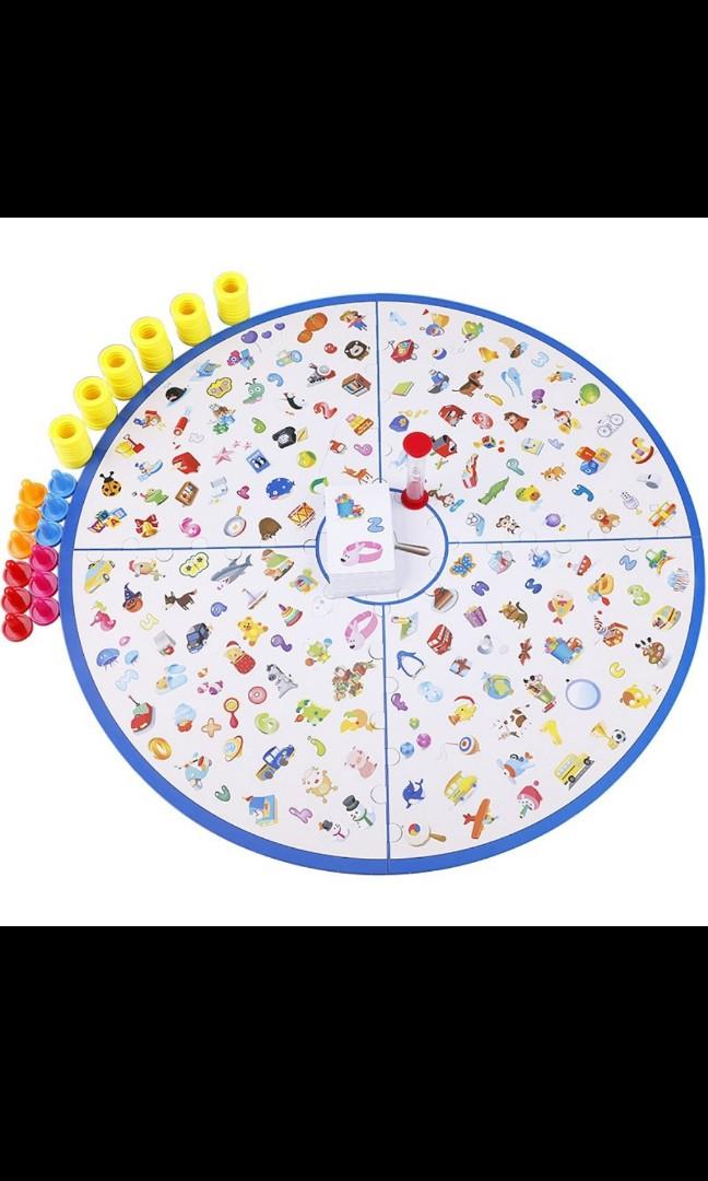 Detective looking chart. Kids board game, Hobbies & Toys, Toys & Games ...