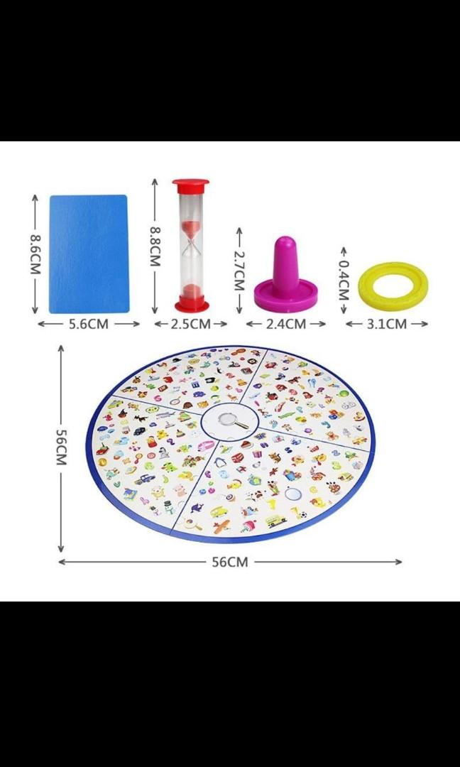 Detective looking chart. Kids board game, Hobbies & Toys, Toys & Games ...