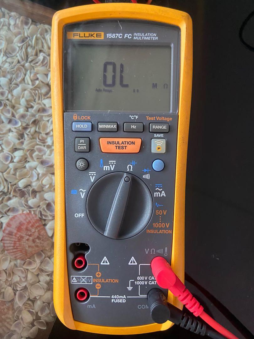 Fluke 1587C multimeter (w Megger function ), Health & Nutrition, Health Monitors & Weighing ...