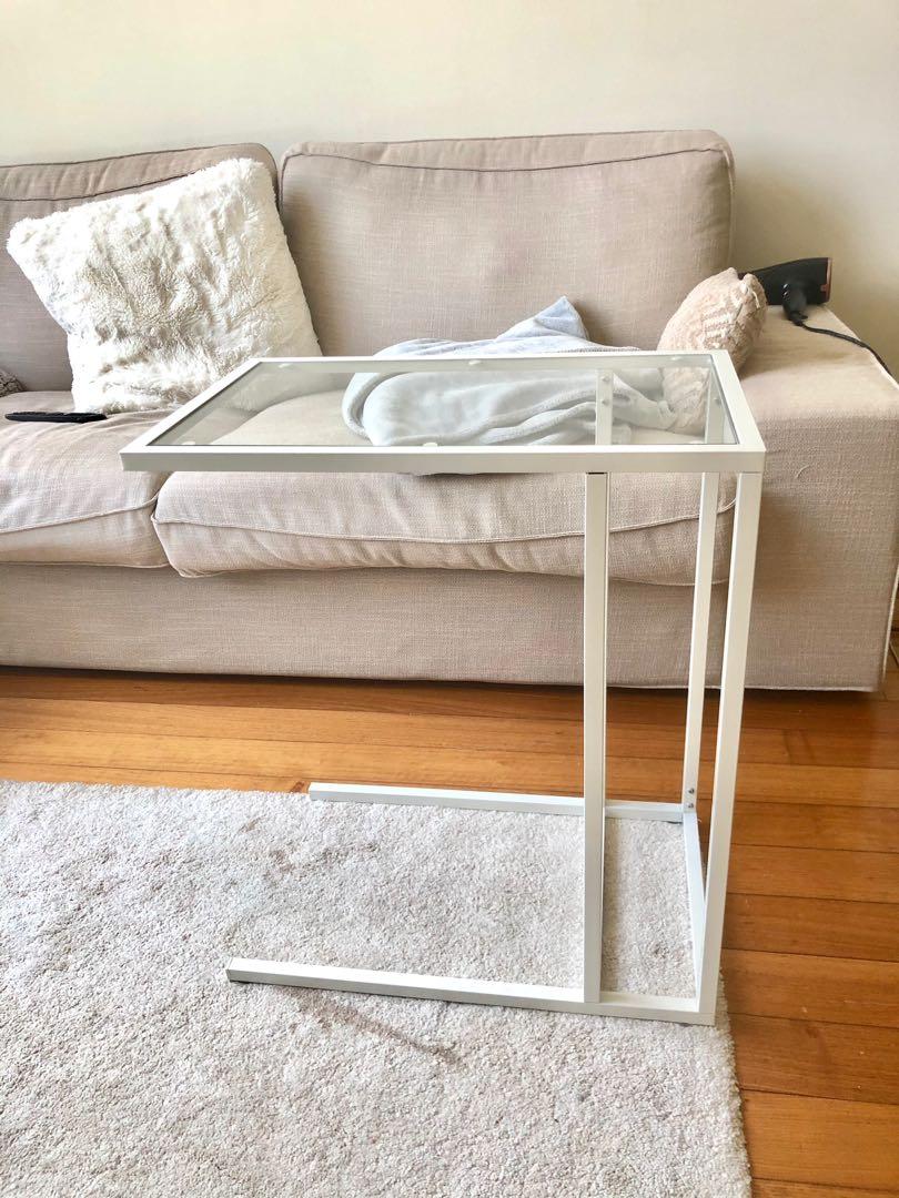 IKEA glass coffee table, Furniture & Home Living, Furniture, Tables ...