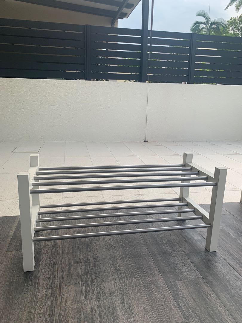 Ikea TJUSIG Shoe rack, 79 cm, Furniture & Home Living, Furniture ...