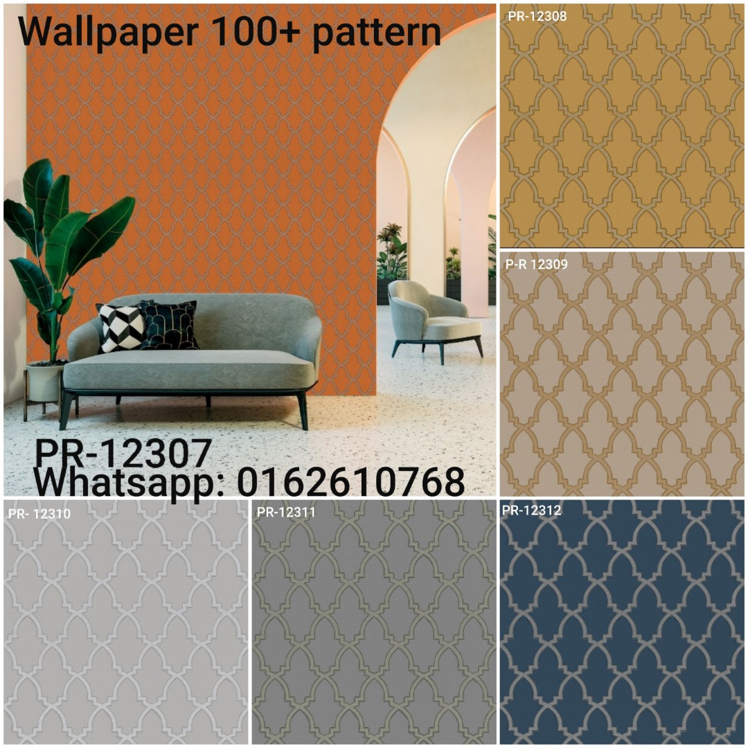 Kertas Dinding Wallpaper (100+ pattern ,installation available ...