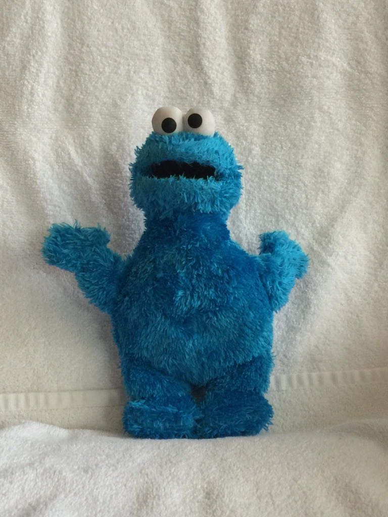 Mini Cookie Monster Stuffed Plush Toy, Hobbies & Toys, Toys & Games on ...