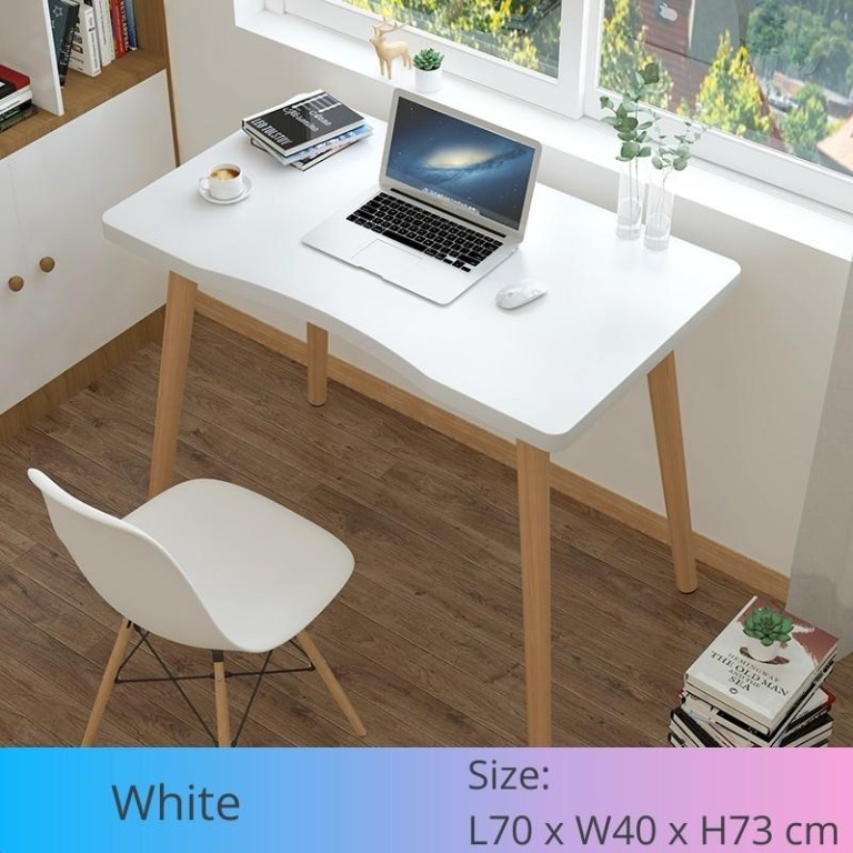 Nordic Study Table & Eames Chair, Furniture & Home Living, Furniture ...